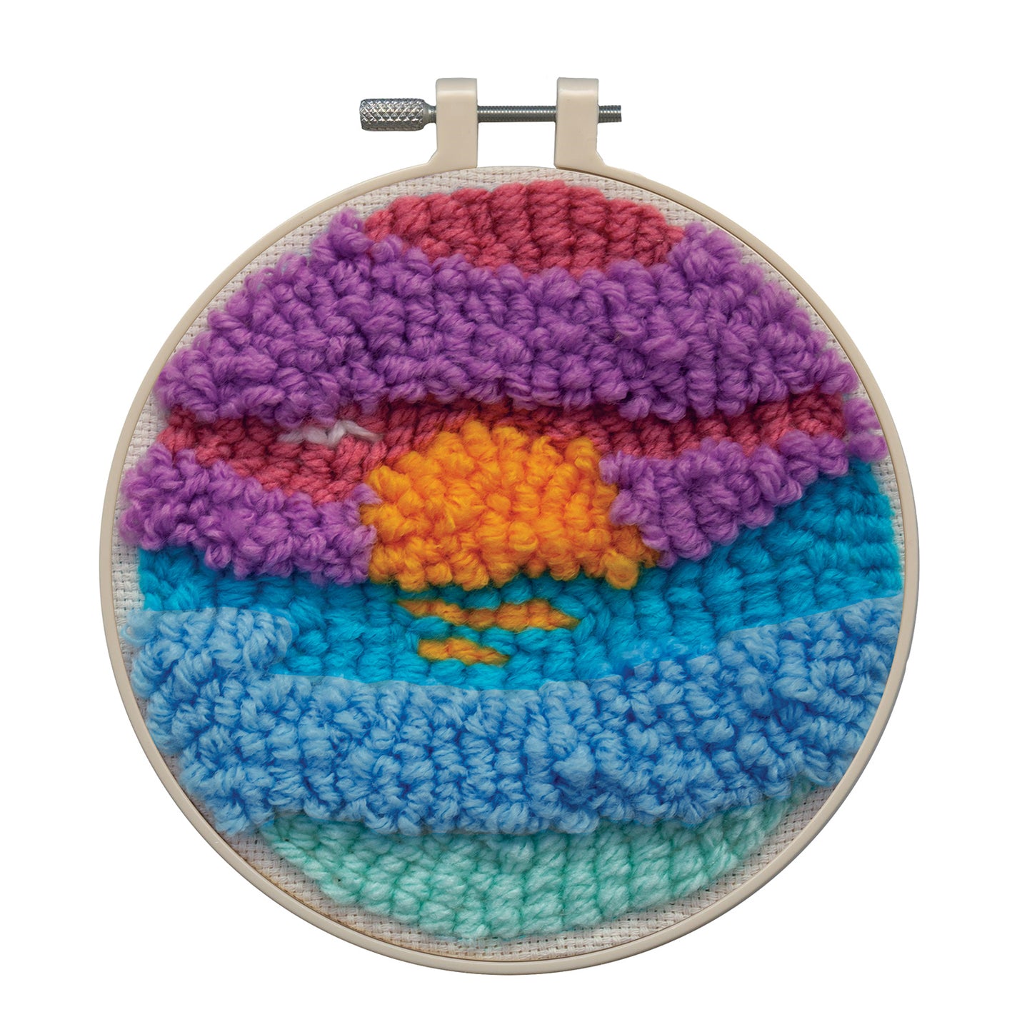 Sunrise Punch Needle Embroidery Kit