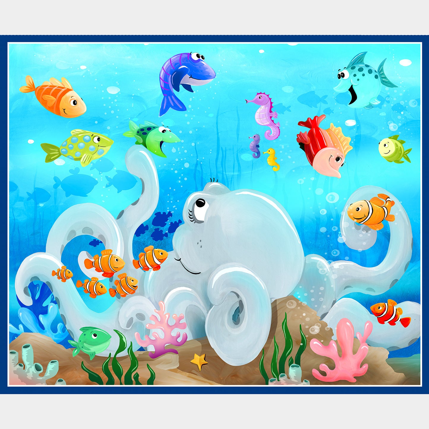 Under The Sea - Play Mat Multi Panel