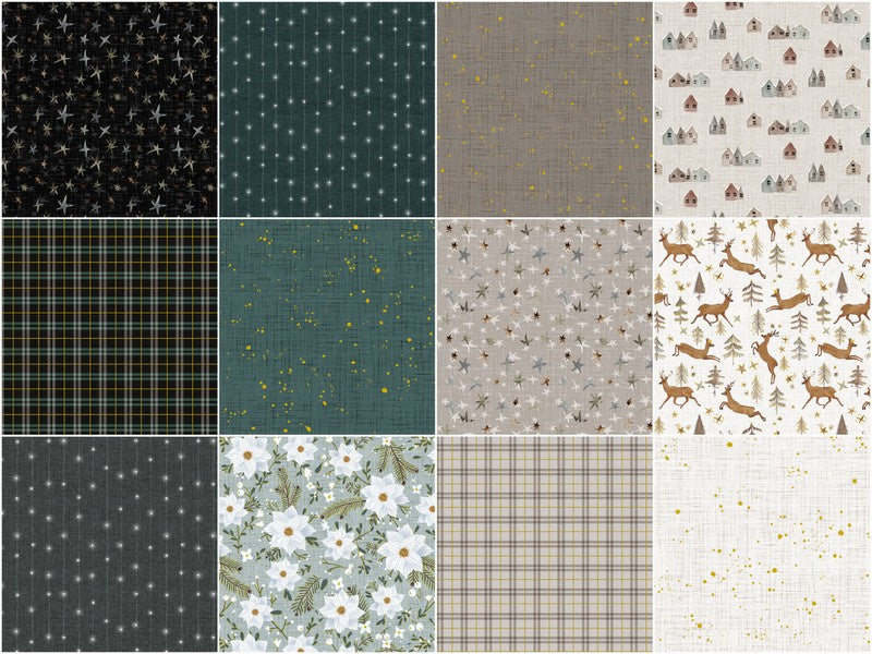 Winter Dreams Metallic Tiles