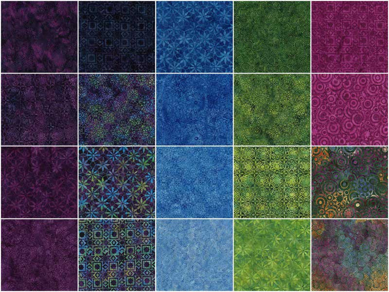 Reflections Batiks Fat Quarter Bundle