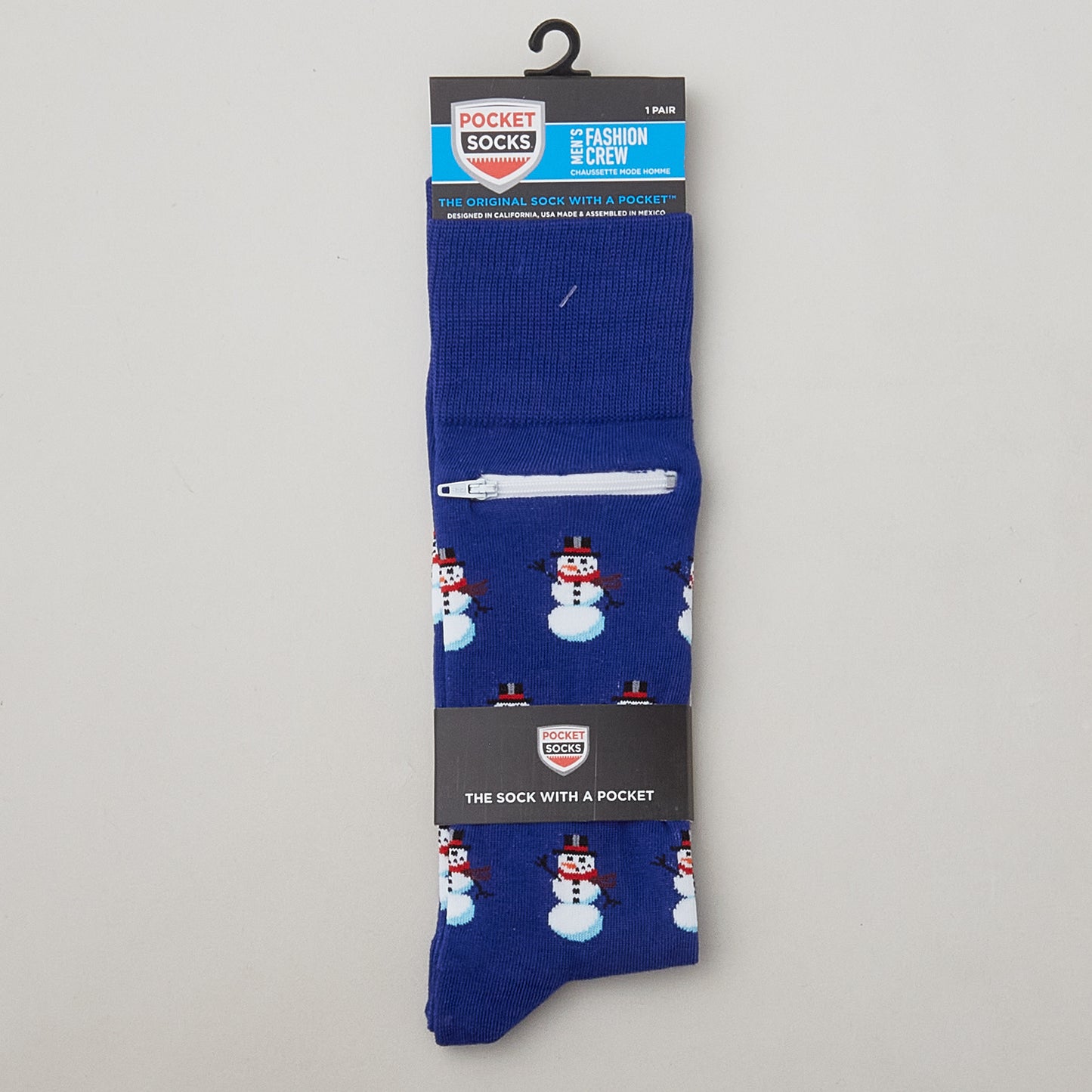 Pocket Socks Snowman - Mens