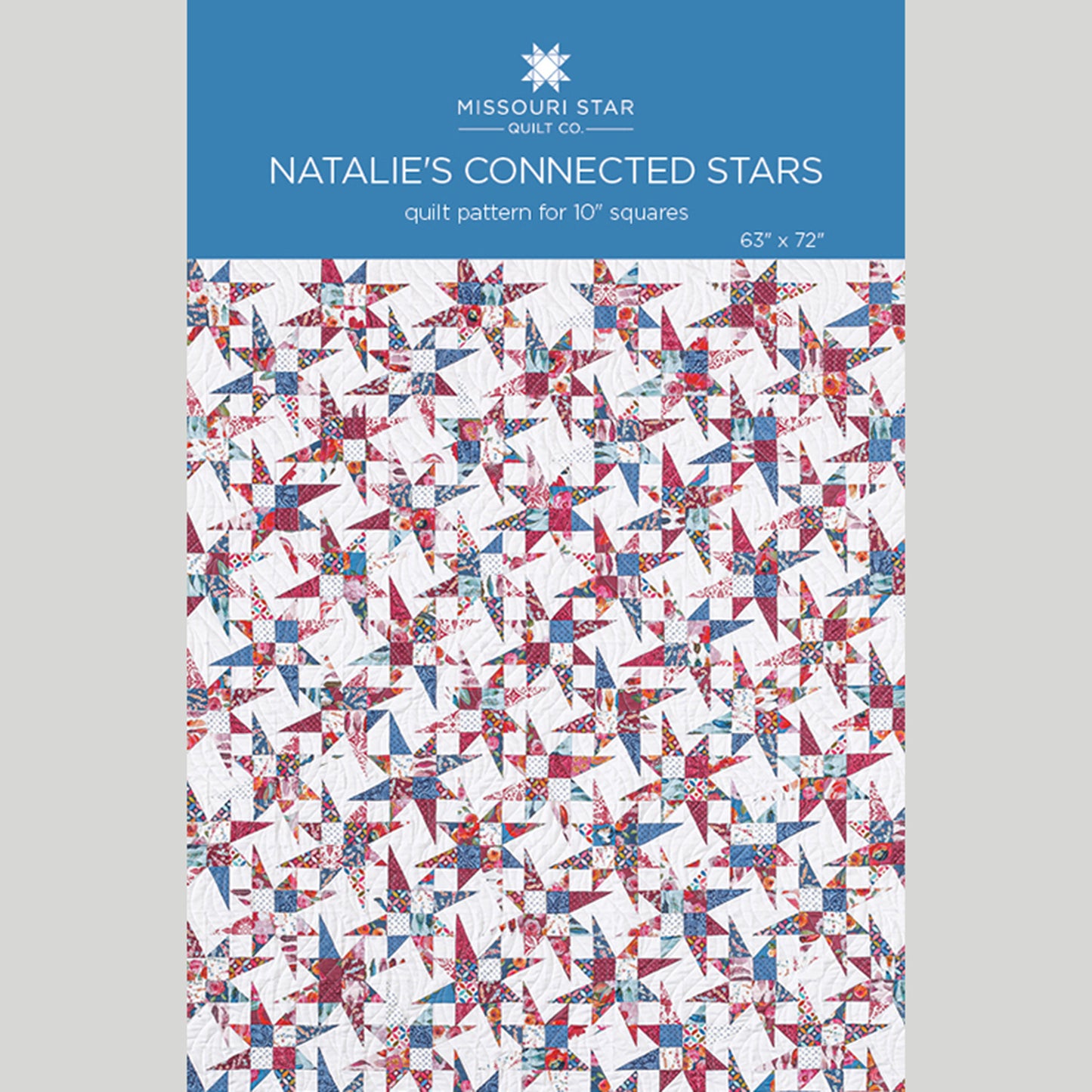 Natalie's Connected Stars Quilt Pattern by Missouri Star