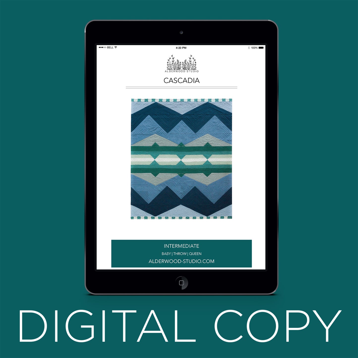 Digital Download - Cascadia Quilt Pattern