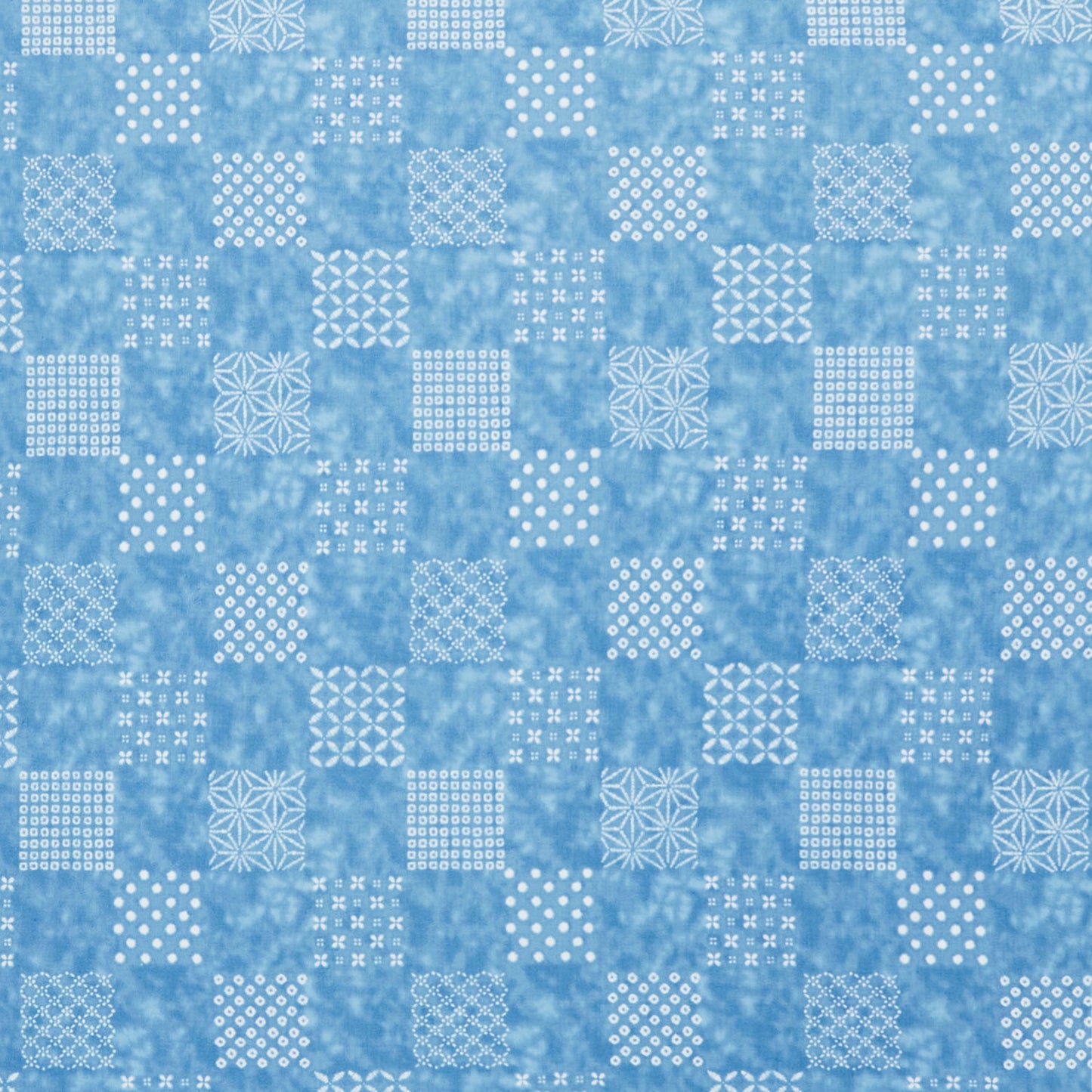 Shibori Blues - 2024 Patchwork Blue Yardage