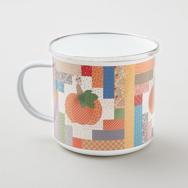Lori Holt Autumn Enamel Tin Mug