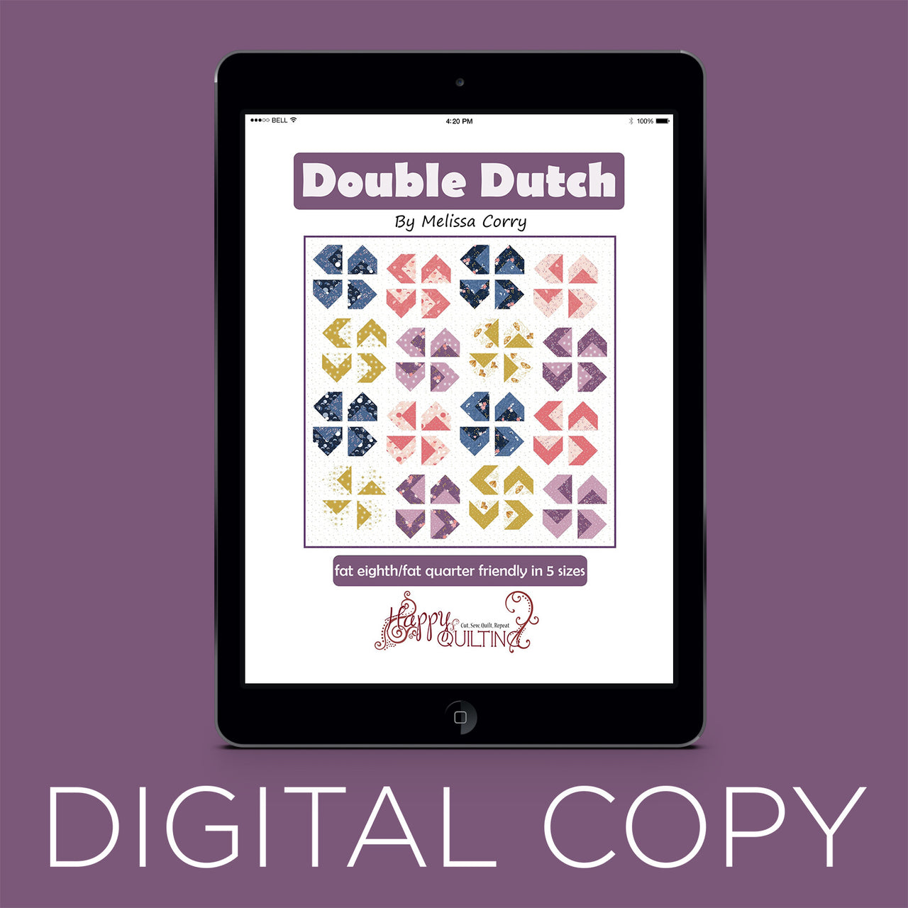 Digital Download - Double Dutch Quilt Pattern