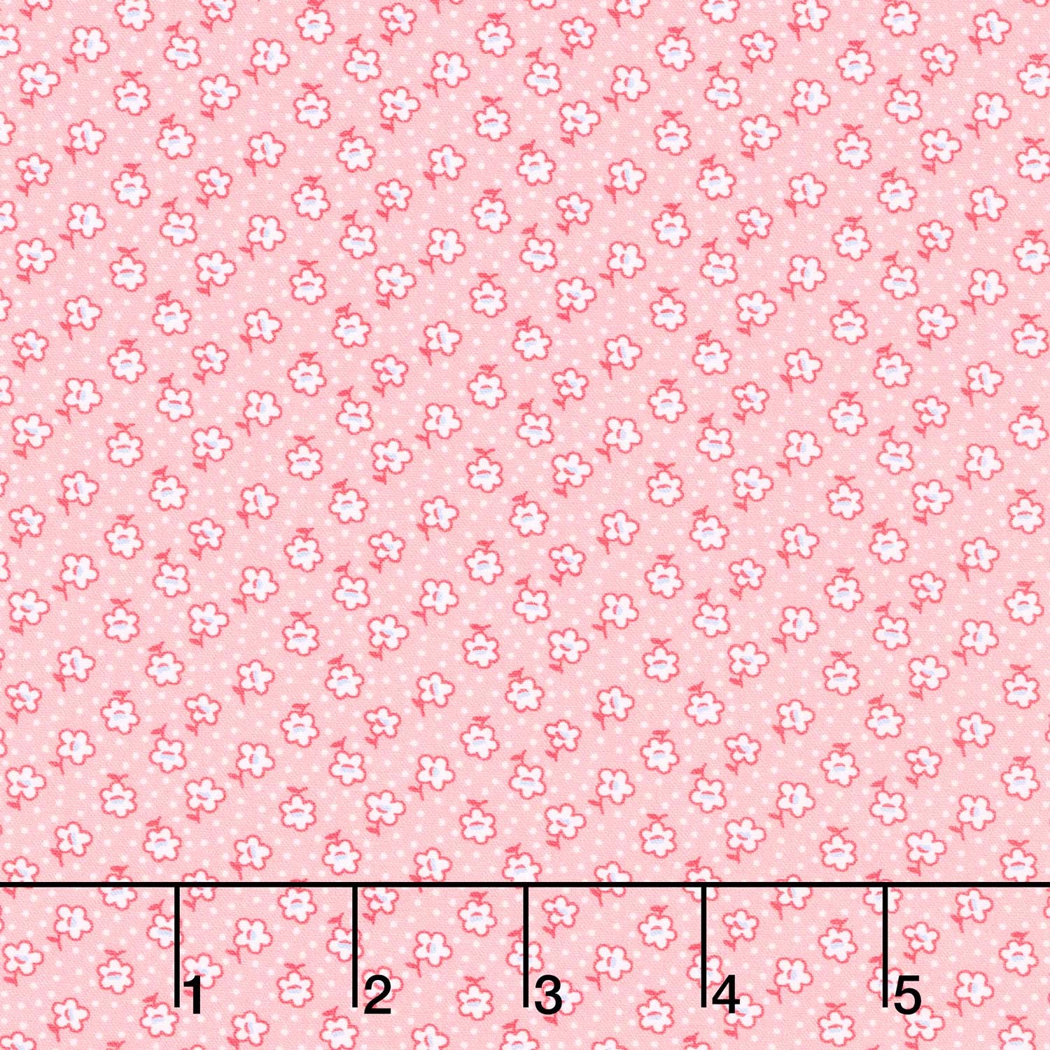 Blast from the Past - Floral Pink Yardage