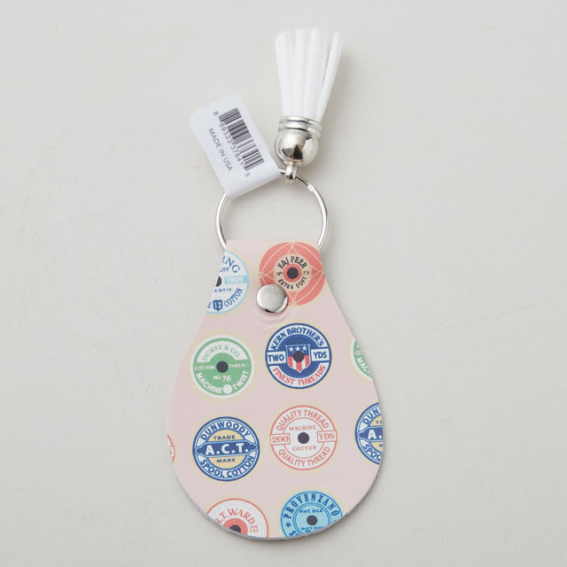 Leather Circle Key Chain - Sew Much Fun