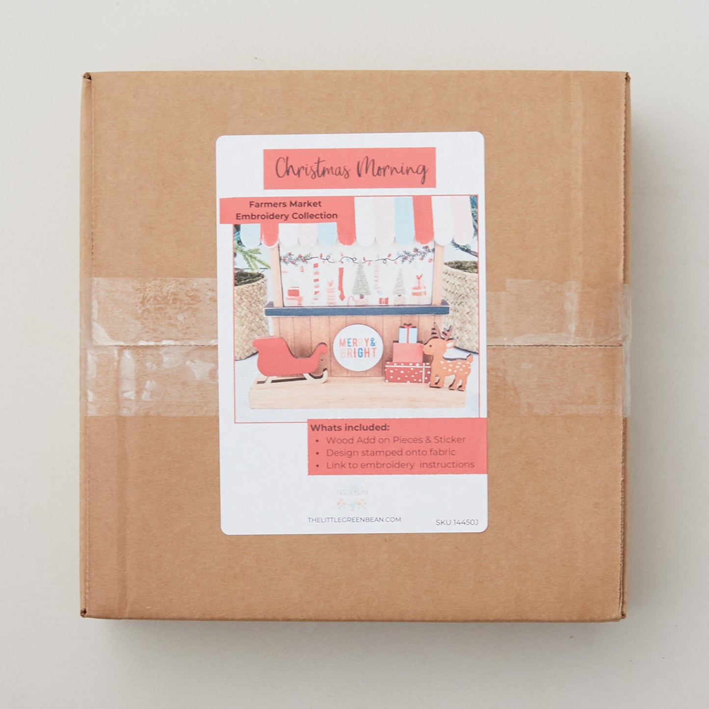 Farmers Market Collection - Christmas Morning Embroidery Kit