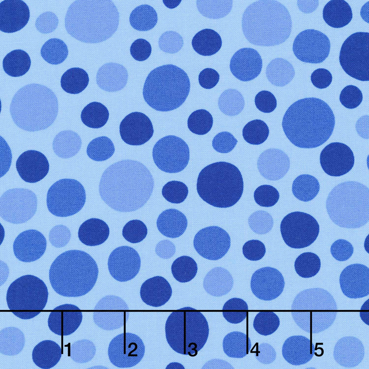 Fiesta - Festive Dots Sky Yardage