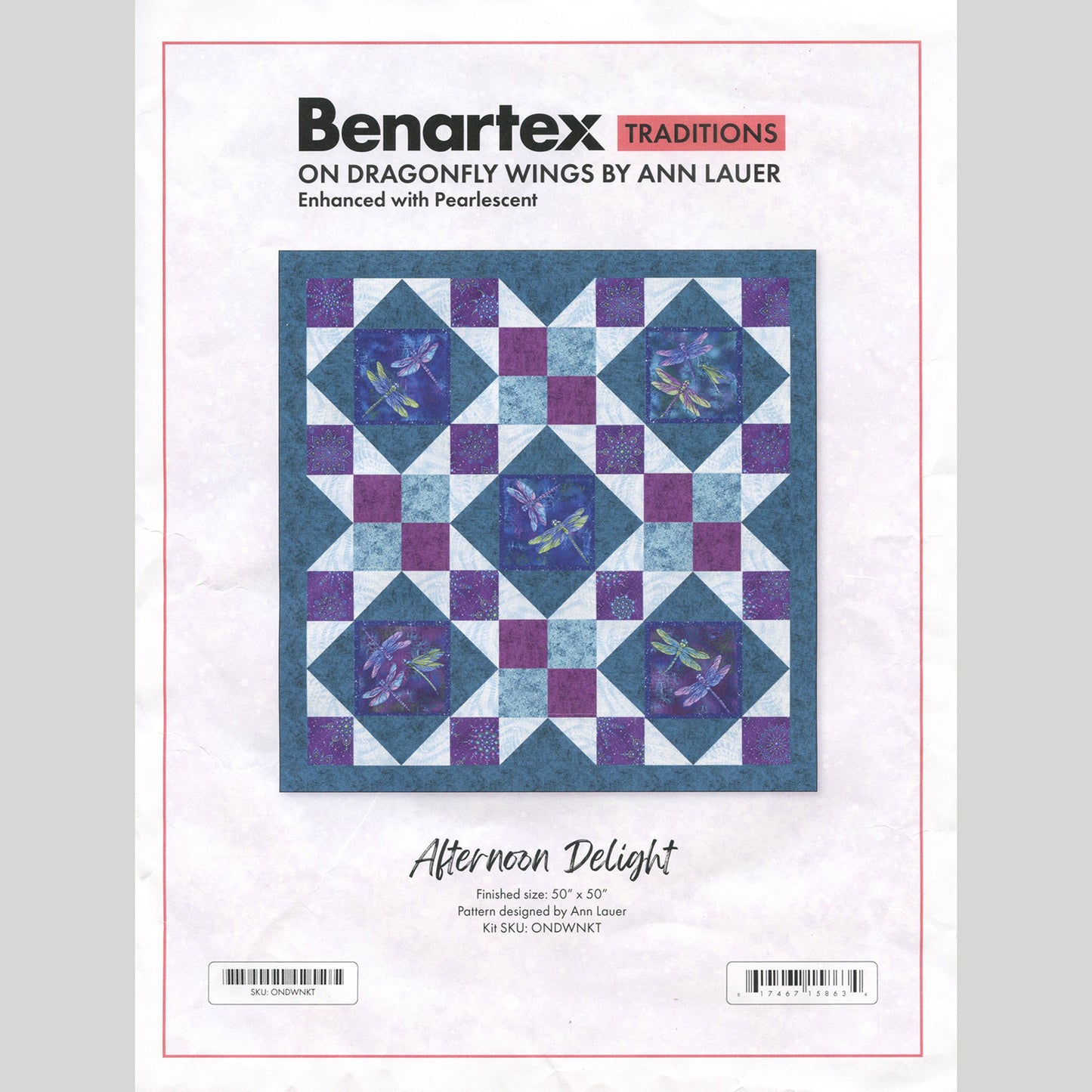 On Dragonfly Wings Afternoon Delight Quilt Kit