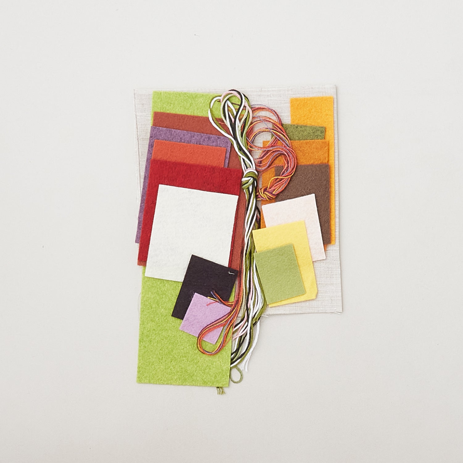 Pumpkin Party Wool Felt Embroidery Appliqué Kit