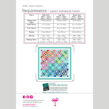Digital Download - Electric Pop Quilt Pattern