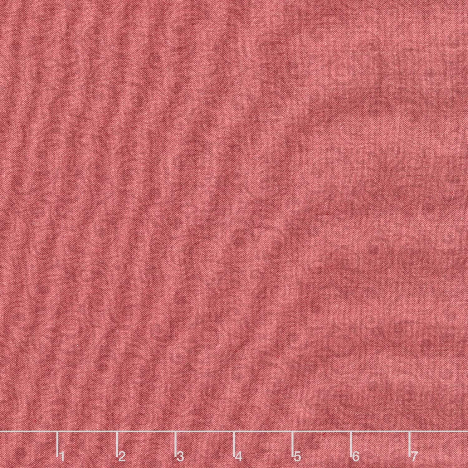 Songbird Holiday - Mini Swirl Red Yardage