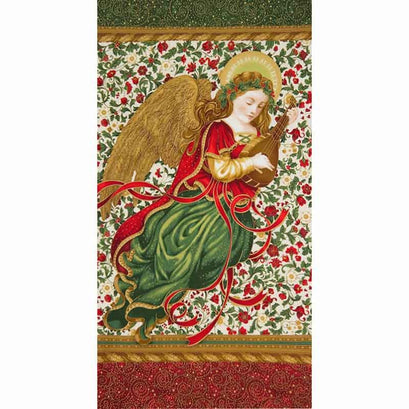 Holiday Flourish 9 - Traditional Holiday Metallic Panel