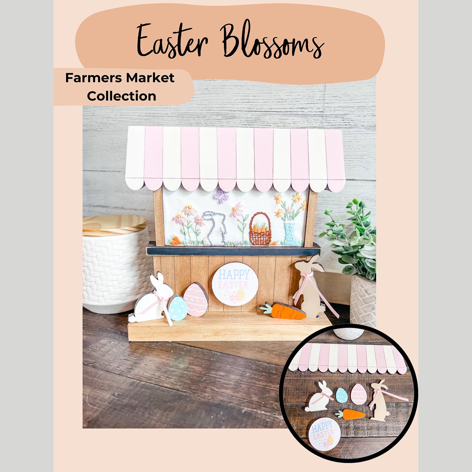 Farmers Market Collection - Easter Blooms Embroidery Kit