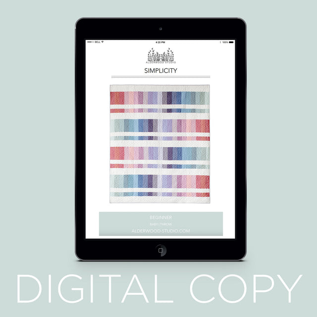 Digital Download - Simplicity Quilt Pattern
