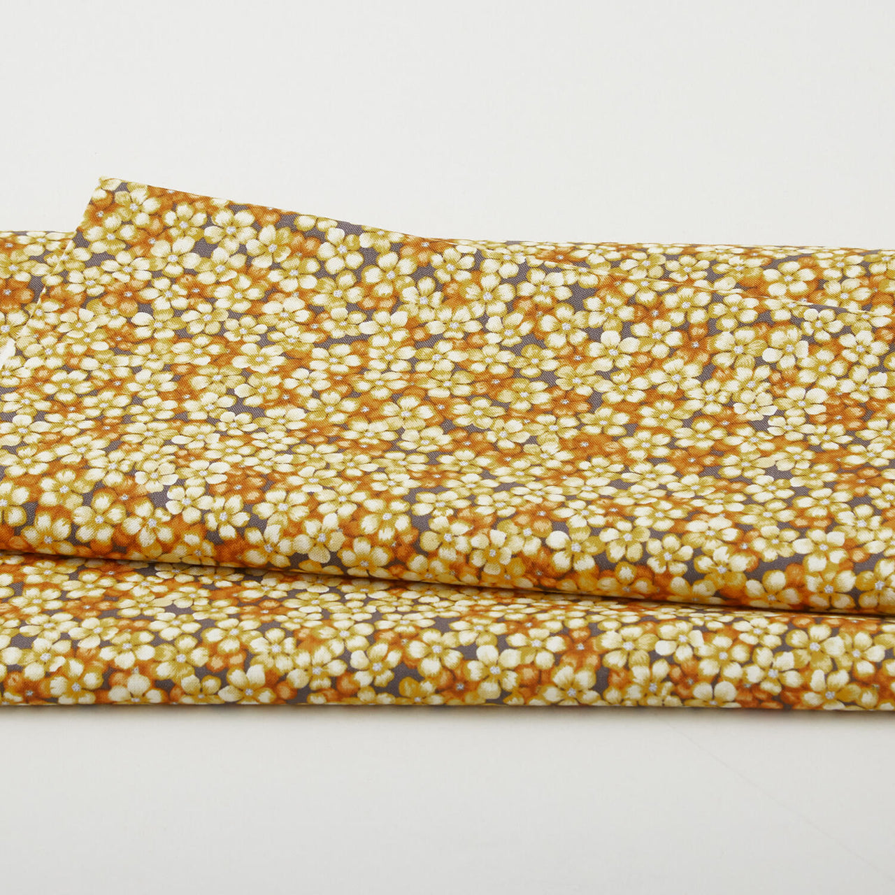 Whispering Lilies - Forget Me Not Gold 2 Yard Cut