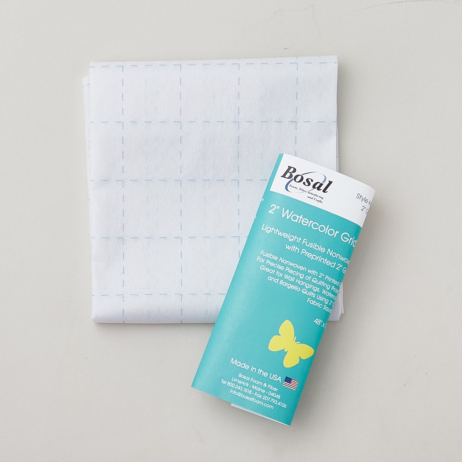 Bosal Quilters 2" Watercolor Grid Fusible Interfacing