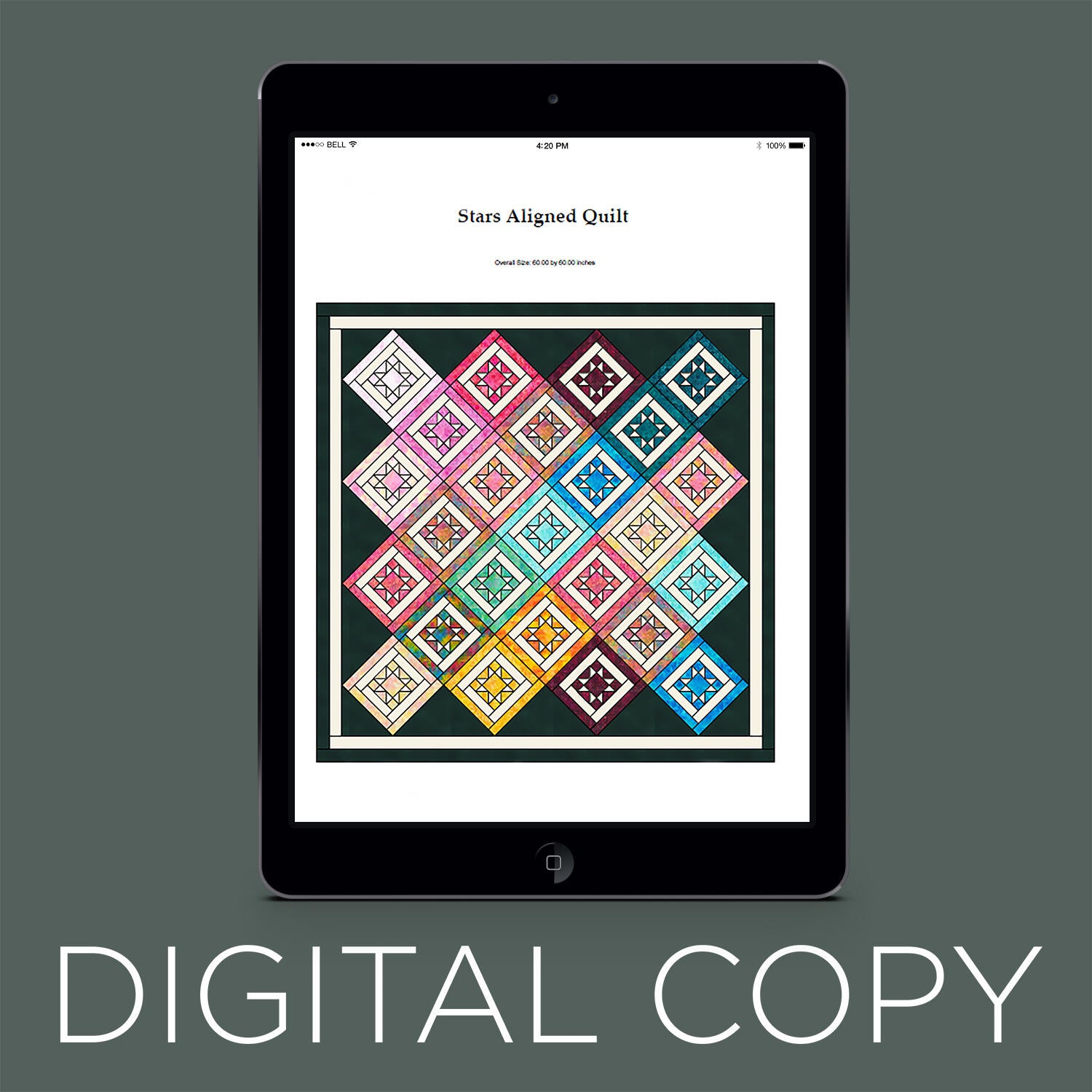 Digital Download - Stars Aligned Quilt Pattern