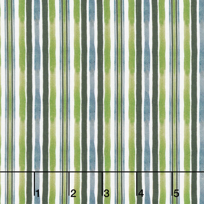 Fishful Thinking - Saltwater Stripe Off-White Yardage