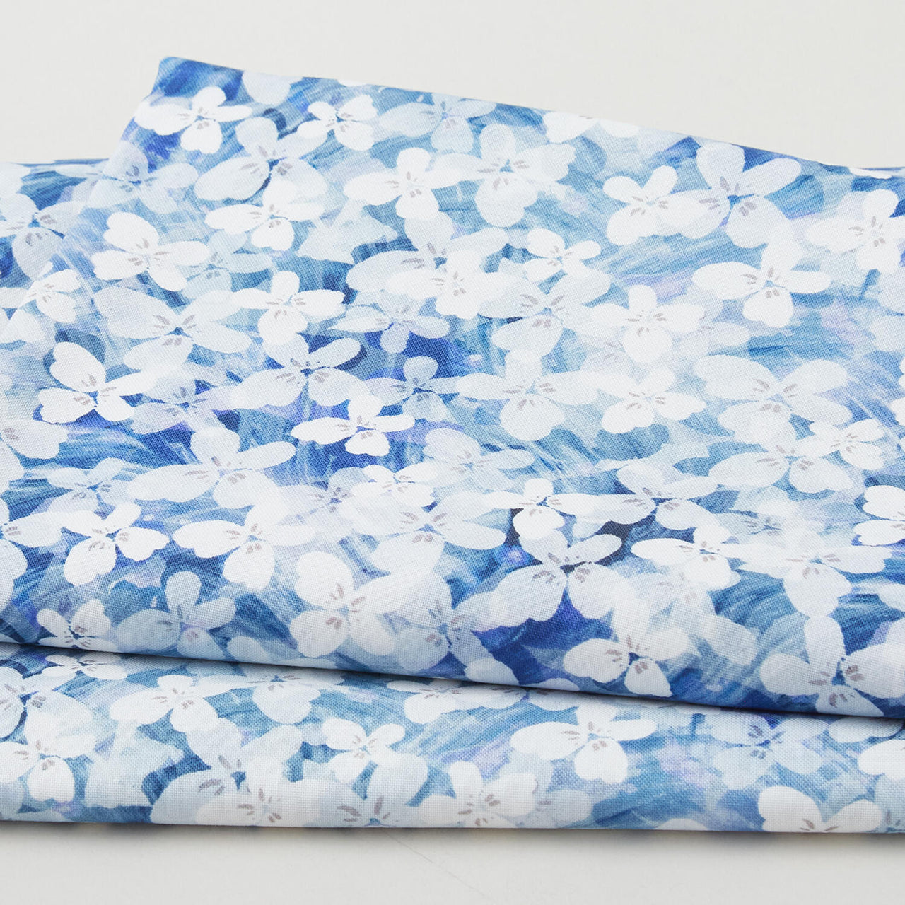 Morgan Favorites - Tonal Flowers Blue 2 Yard Cut