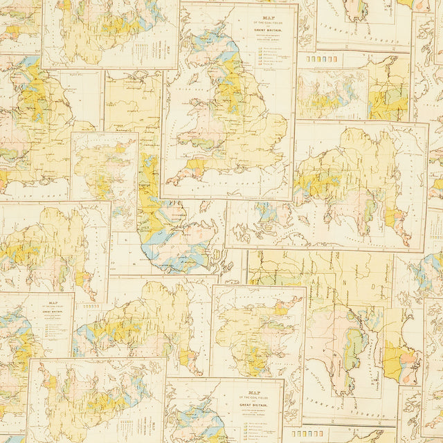 Eclectic Elements - Palette Map Yellow Yardage