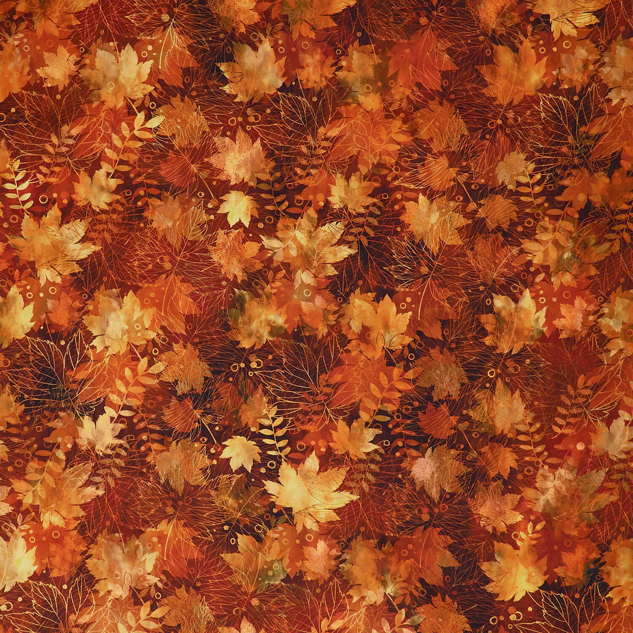 autumn pattern fabric