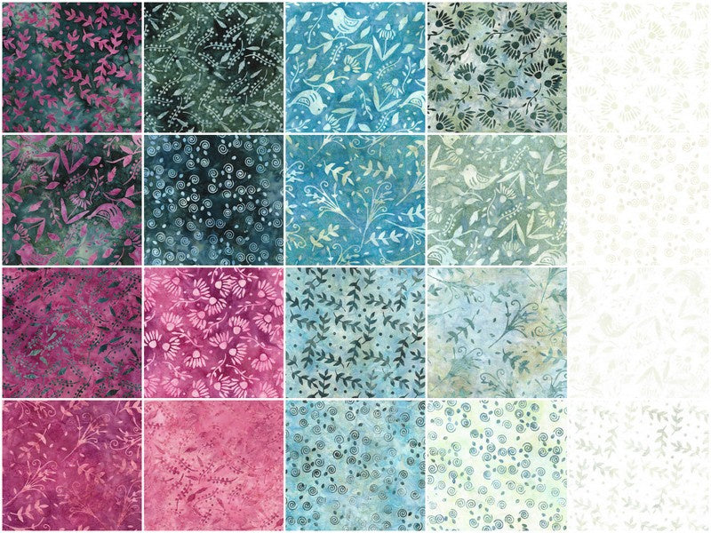 Misty Mornings Batiks Fat Quarter Bundle
