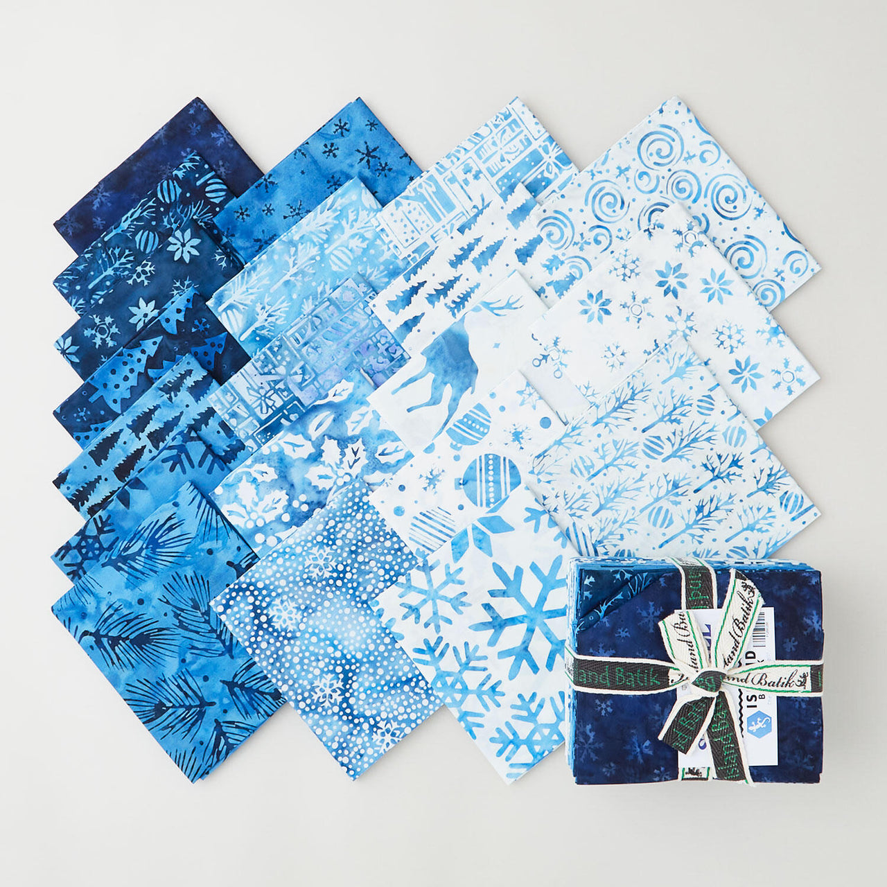 Snowfall Batiks Fat Quarter Bundle