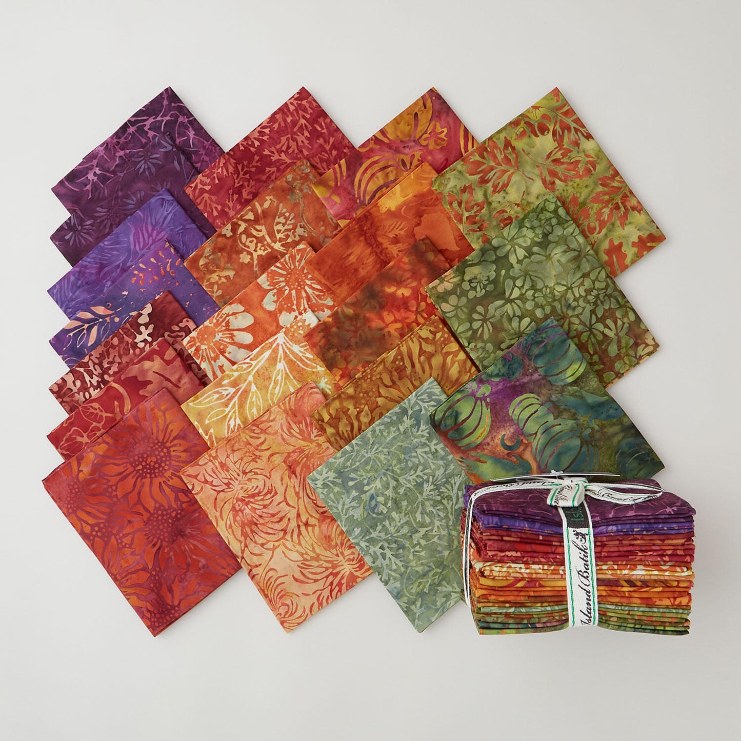 Autumn Ember Batiks Fat Quarter Bundle