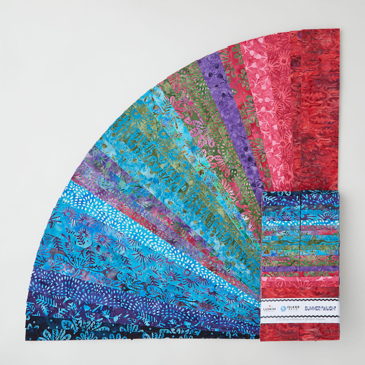 Summer Twilight Batiks Favorites Strips