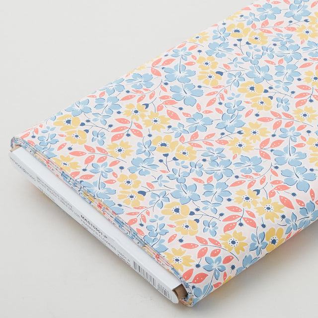 Franny's Flowers - Main Floral Pink 5 Yard Bolt