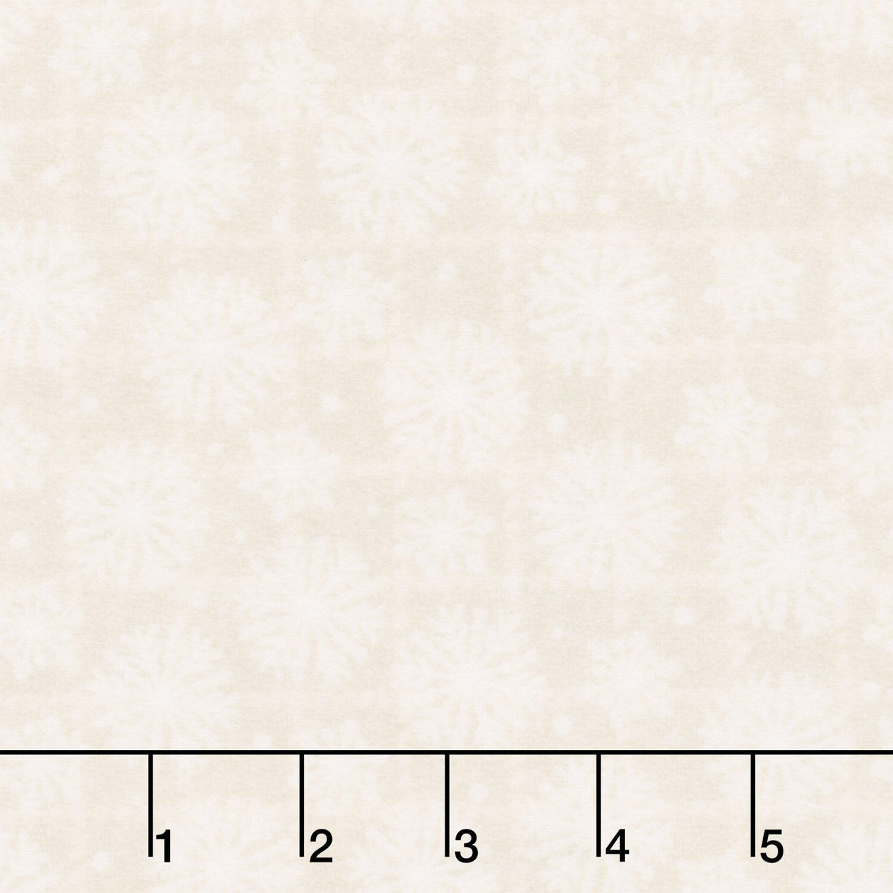 Holly Jolly Flannel - Snowflakes Cream Yardage