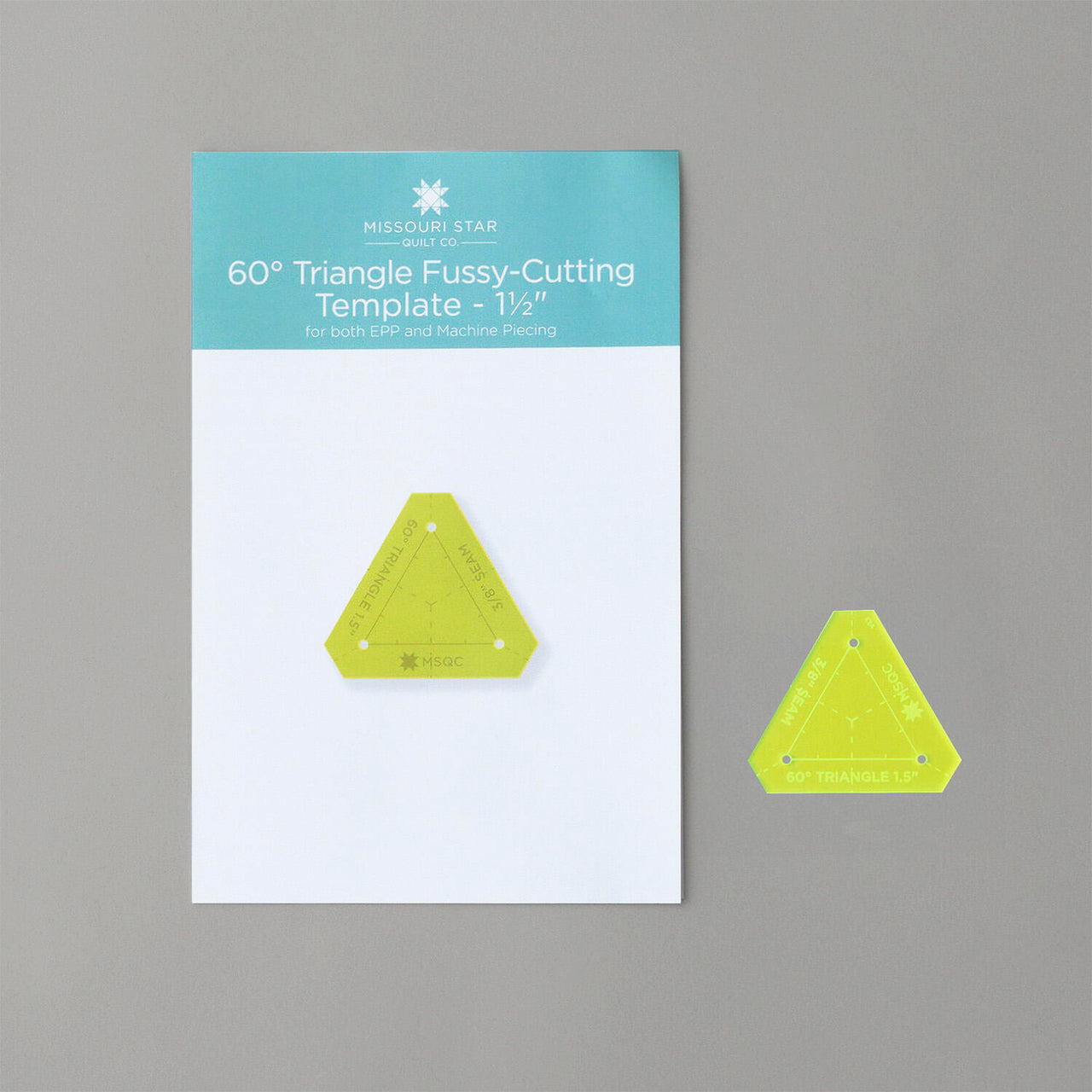 Missouri Star EPP Template 1.5" (60°) Triangle