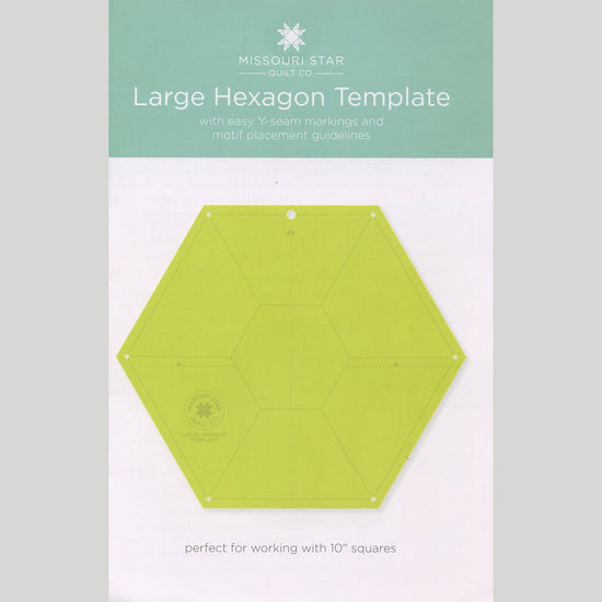 Missouri Star Large Hexagon Template
