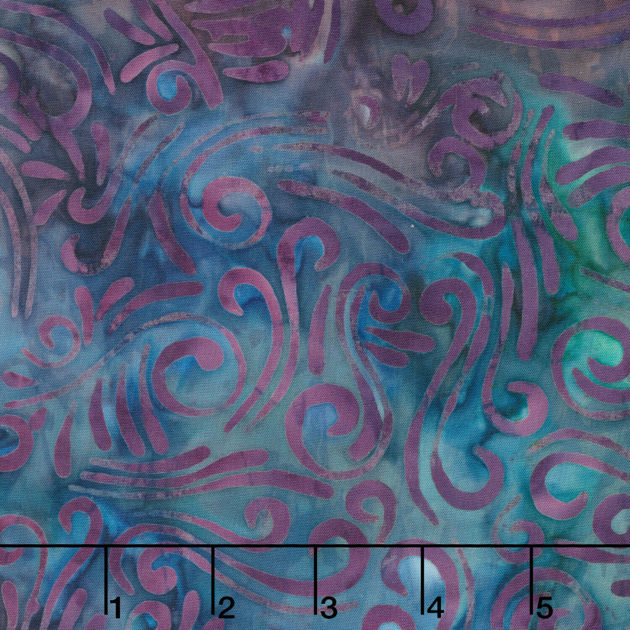 Swirls II Batik 108" Wide Backing - Swirls Purple Multi 108" Wide Back