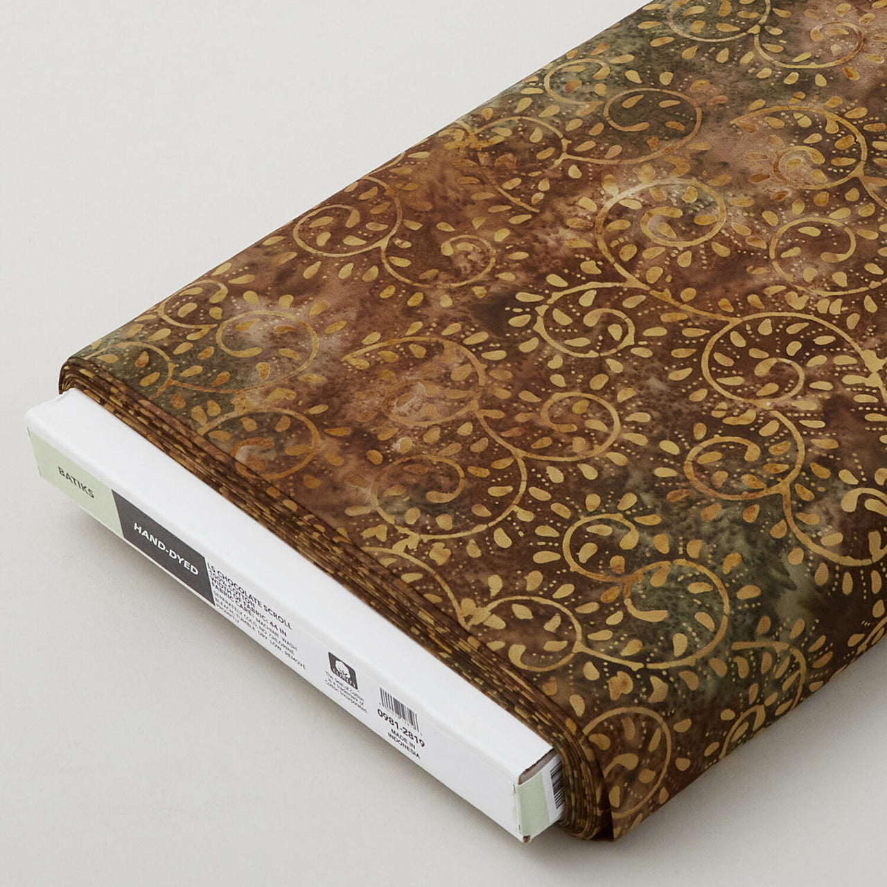 Nature Walk Batik - Vines Chocolate 8 Yard Bolt