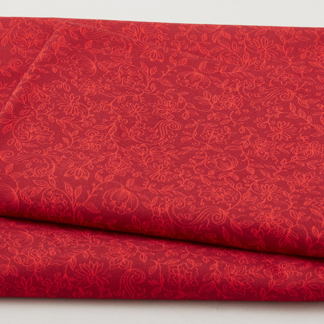 Ruby Fern Favorites - Crimson Flowers 2 Yard Cut