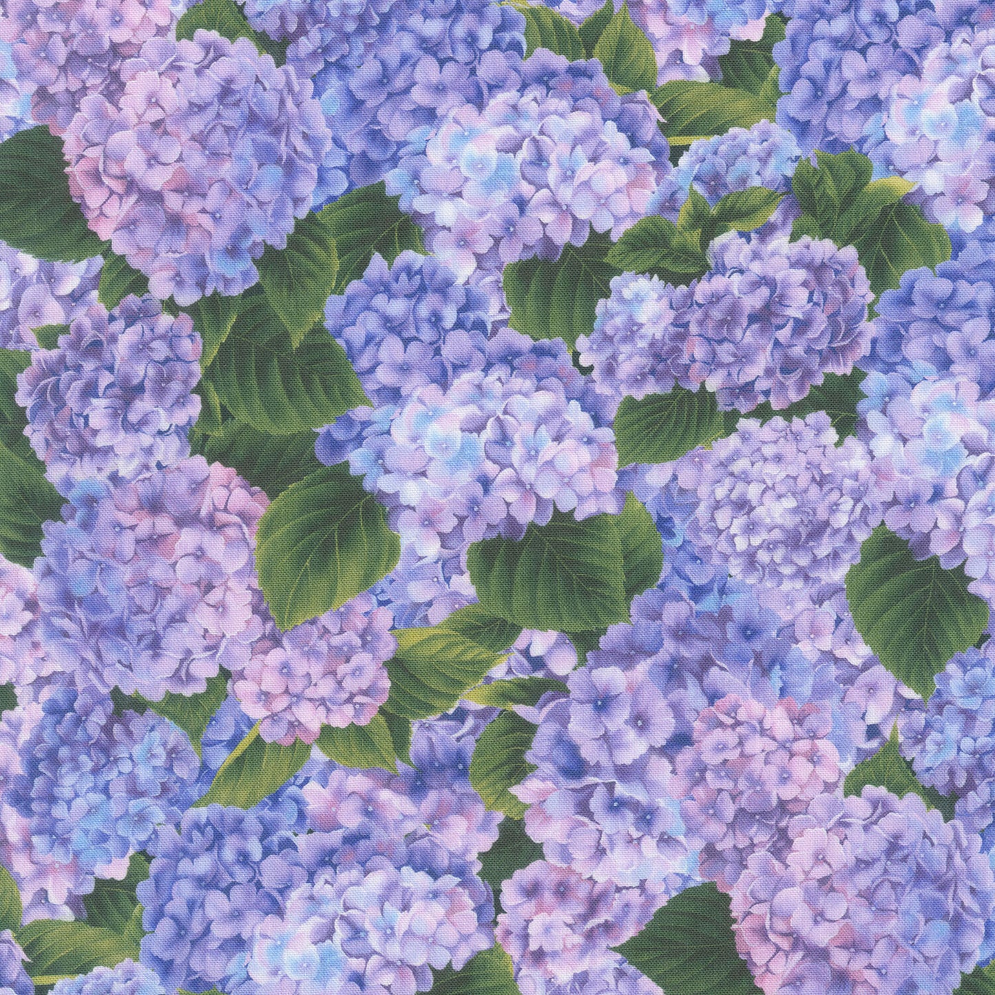 Hydrangea Grace - Hydrangeas Lavender Yardage