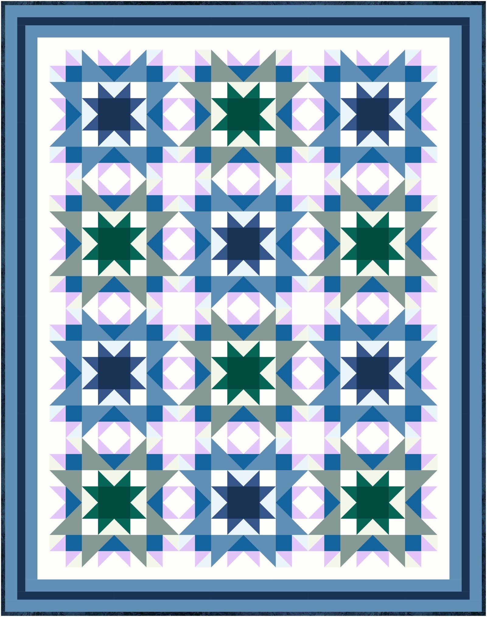 Skylight Quilt Pattern - Free Quilt Pattern