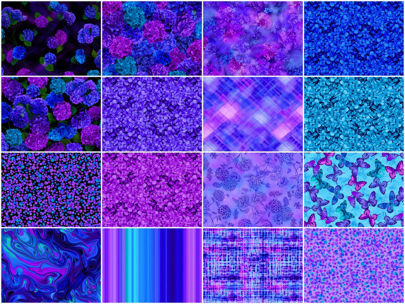 Midnight Bloom 10" Squares