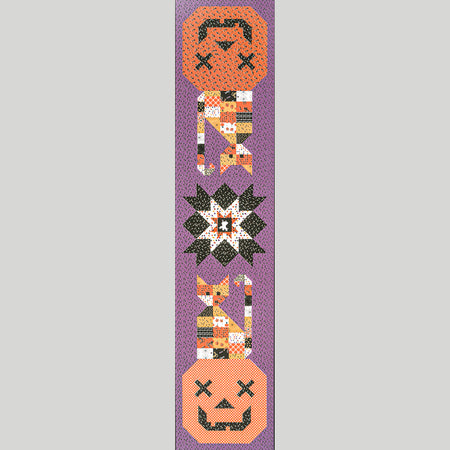 Calico Cats and Jacks Table Runner Kit