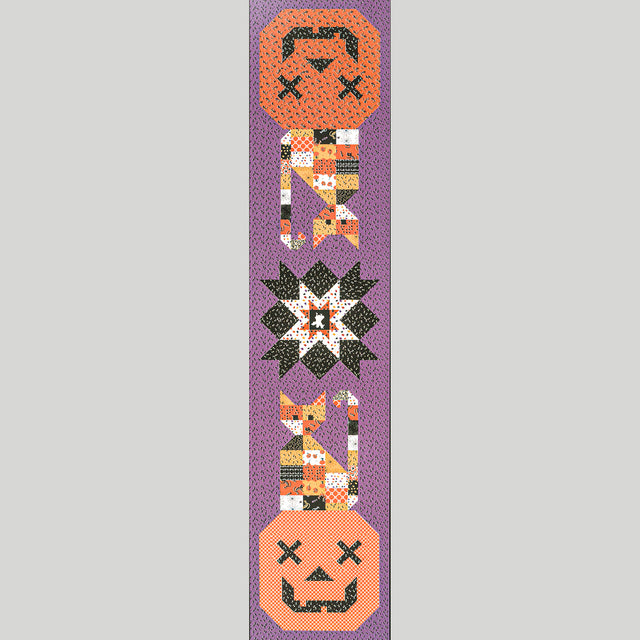 Calico Cats and Jacks Table Runner Kit