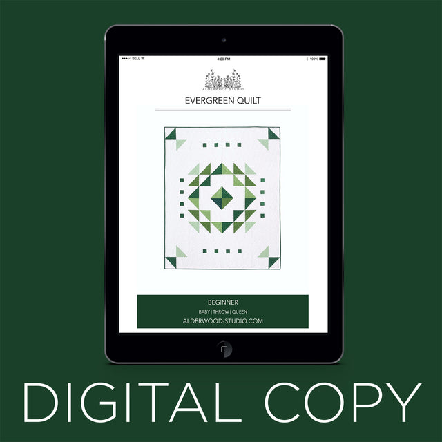 Digital Download - Evergreen Quilt Pattern