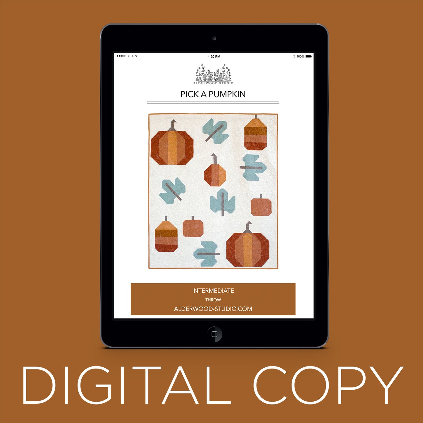 Digital Download - Pick A Pumpkin Quilt Pattern