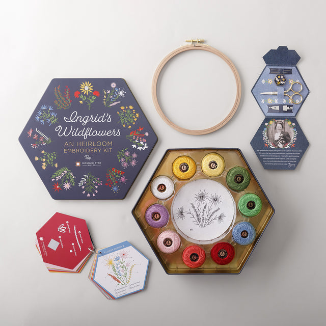 Ingrid's Wildflowers - An Heirloom Embroidery Kit by Missouri Star