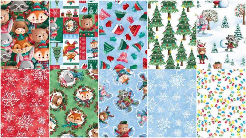 Snow Angels 10" Squares