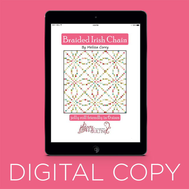 Digital Download - Braided Irish Chain Quilt Pattern