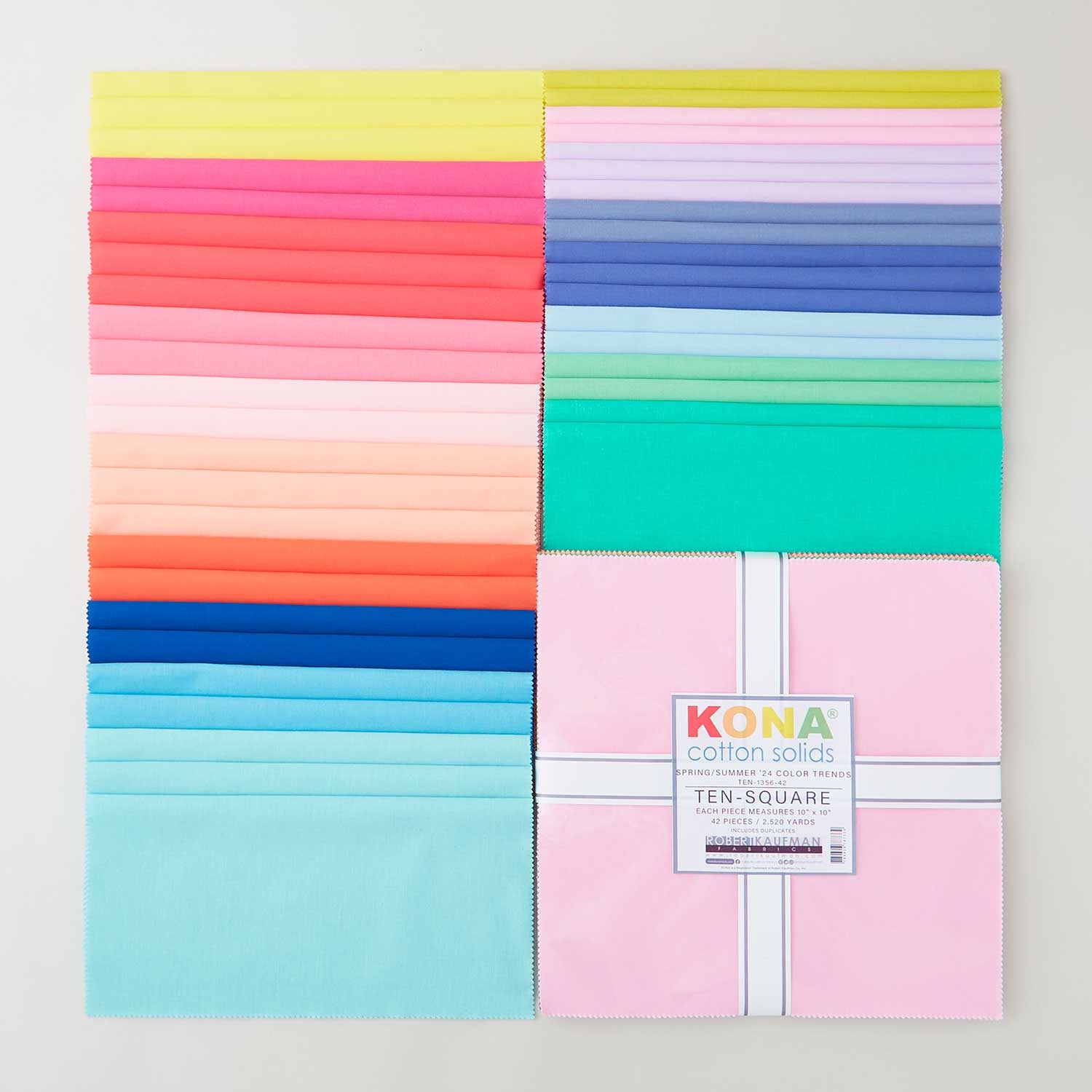 Kona Cotton - Spring/Summer Color Trends Ten Squares